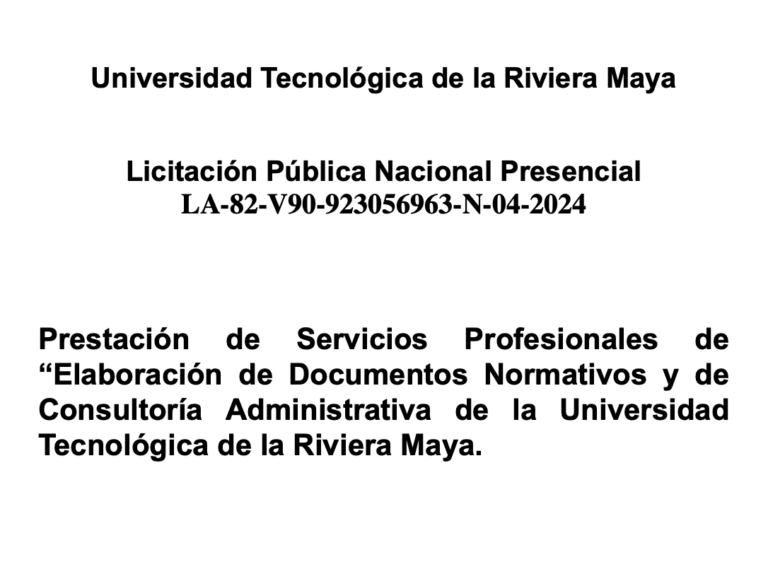 UTRM-Universidad Tecnológica de la Rivera Maya – Universidad Pública ...